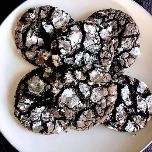 Fudge Crinkle Cookies {super easy chocolate cookies} - What's Wendy ...